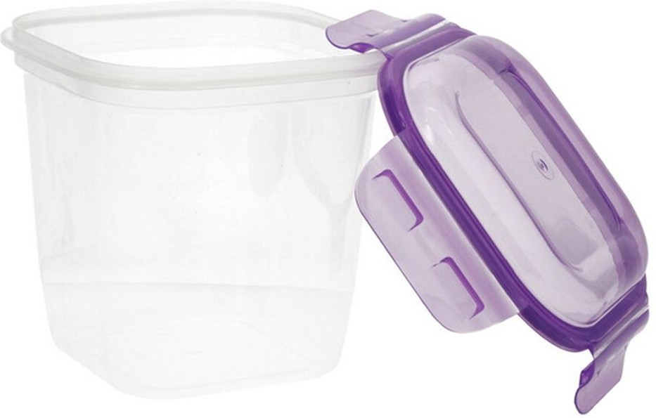 Clip Lock Reusable Rectangular Food Container
